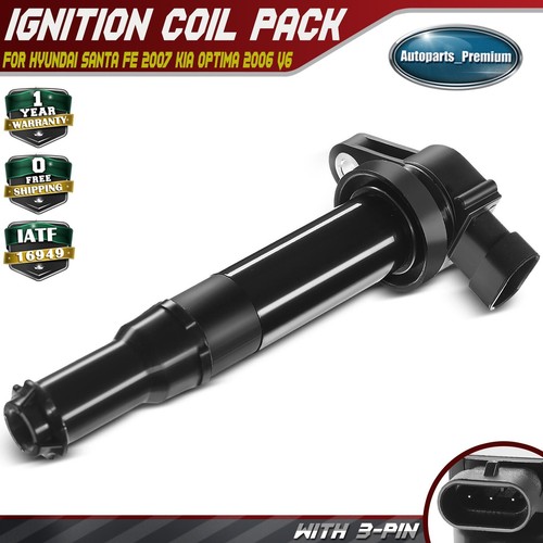 Ignition Coil for Hyundai Santa Fe 2007-2009 Kia Optima 2006 V6 2.7L ...