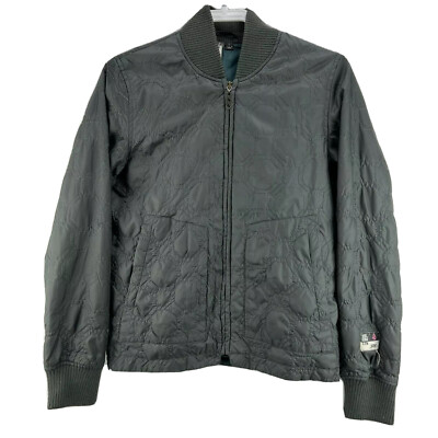 Volcom Scout STN Green Bomber Jacket Quilted Women's Size Small | eBay