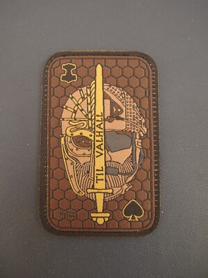 TIL VALHALL Morale PATCH CHEVRON 105 x 70 mm | eBay