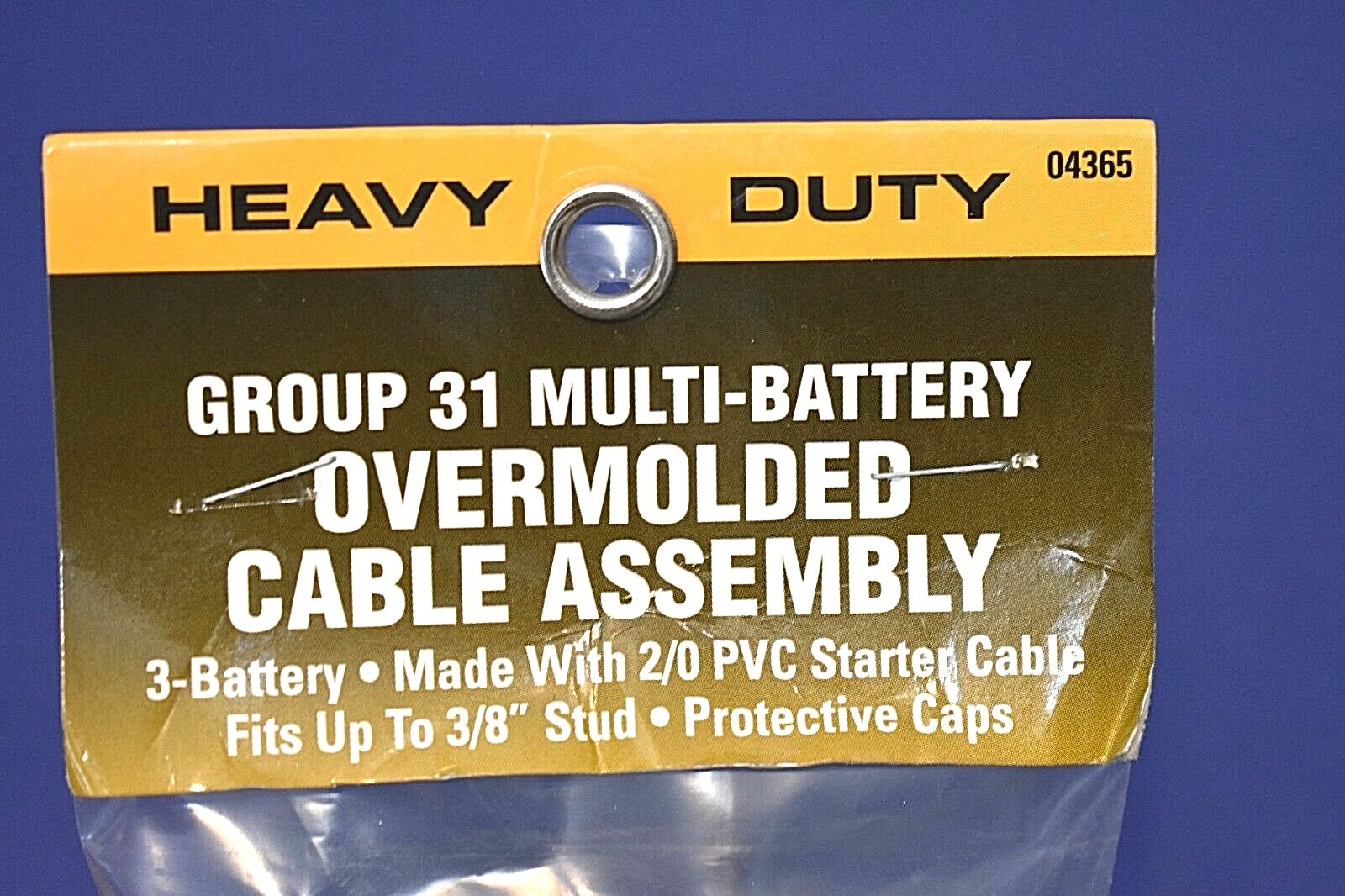 Black Negative Overmolded 3 Battery Cable Harness Freightliner Sterling ...