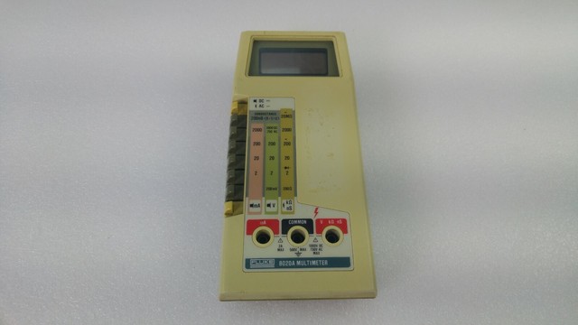 Fluke 8020A Handheld Digital Meter Multimeter Tested Good for sale ...