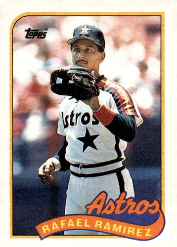 1989 Topps #749 Rafael Ramirez - Houston Astros | eBay