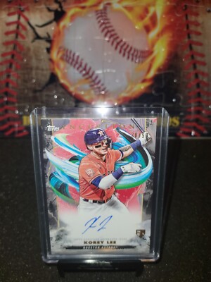 2023 Topps Inception Korey Lee Rookie Auto /50 Houston Astros | eBay