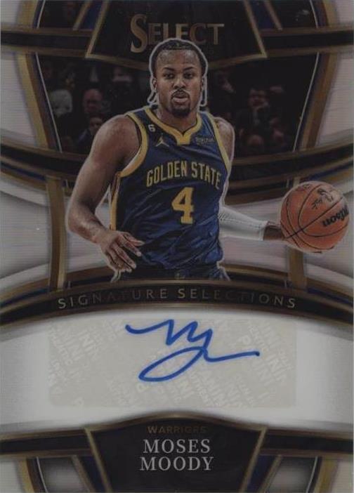 2022-23 Panini Select - Signature Selections Moses Moody #SS-MSM (AU ...