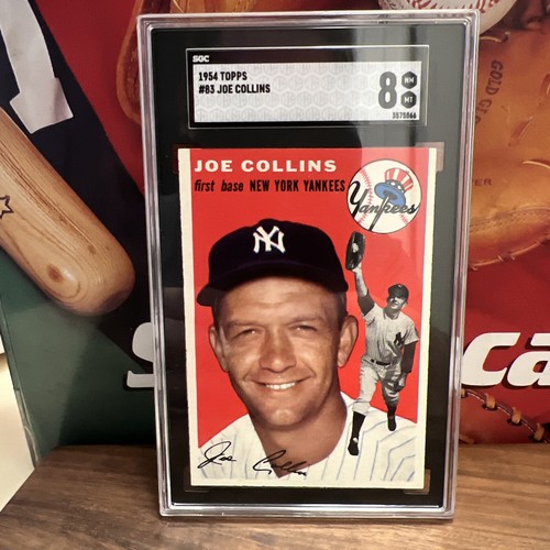 1954 Topps Joe Collins YANKEES #83 SGC 8 NmMt high end | eBay