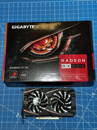 GIGABYTE Radeon RX 550 Gaming OC 2G GDDR5 Graphics Card (GV-RX550GAMING ...