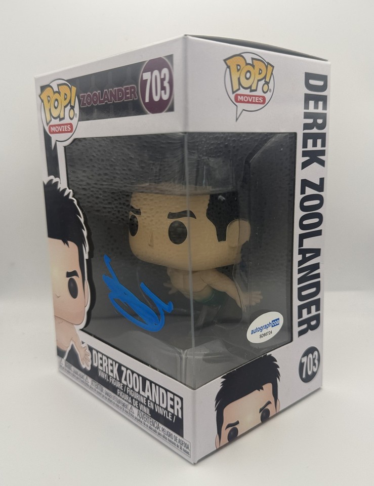 Ben Stiller "Zoolander" AUTOGRAPH Signed 'Derek Zoolander' 703 Funko ...