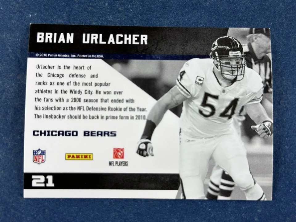 2010 Panini Threads Century Stars #21 Brian Urlacher Chicago Bears | eBay