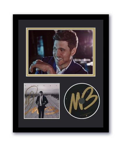 Michael Bublé Autographed Signed 11x14 Custom Framed CD Photo Higher ...
