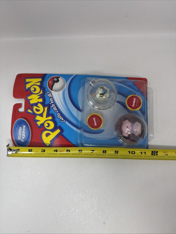 2000 Hasbro Pokemon Battle Figures Mareep & Snubbull New Set TOMY Style ...