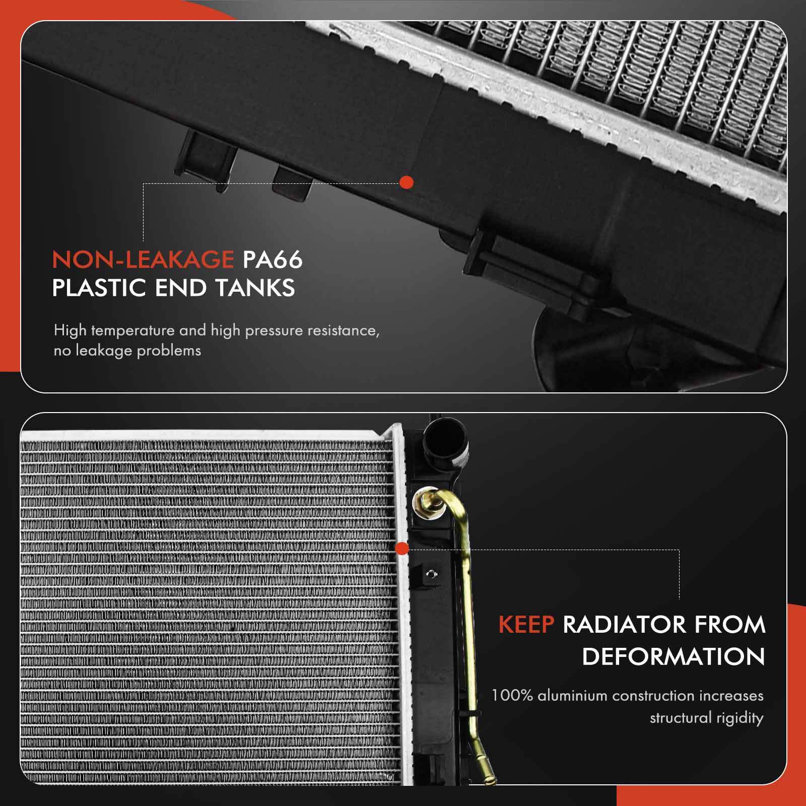 A-Premium Radiator w/ Oil Cooler for Hyundai Elantra Kia Forte ...