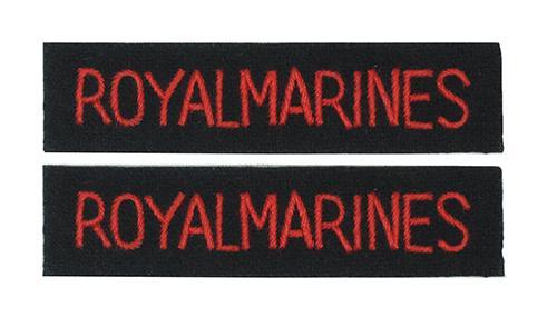 Royal Marines - WW2 Repro British Navy Shoulder Titles Badge Patches ...