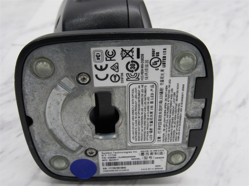 Symbol DS9208 Handheld 2D POS Barcode Scanner DS9208-DL00004NNWW w/ USB ...