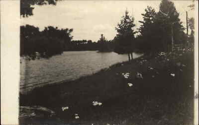 Almena Wisconsin WI River Scene c1910 Real Photo Postcard | eBay
