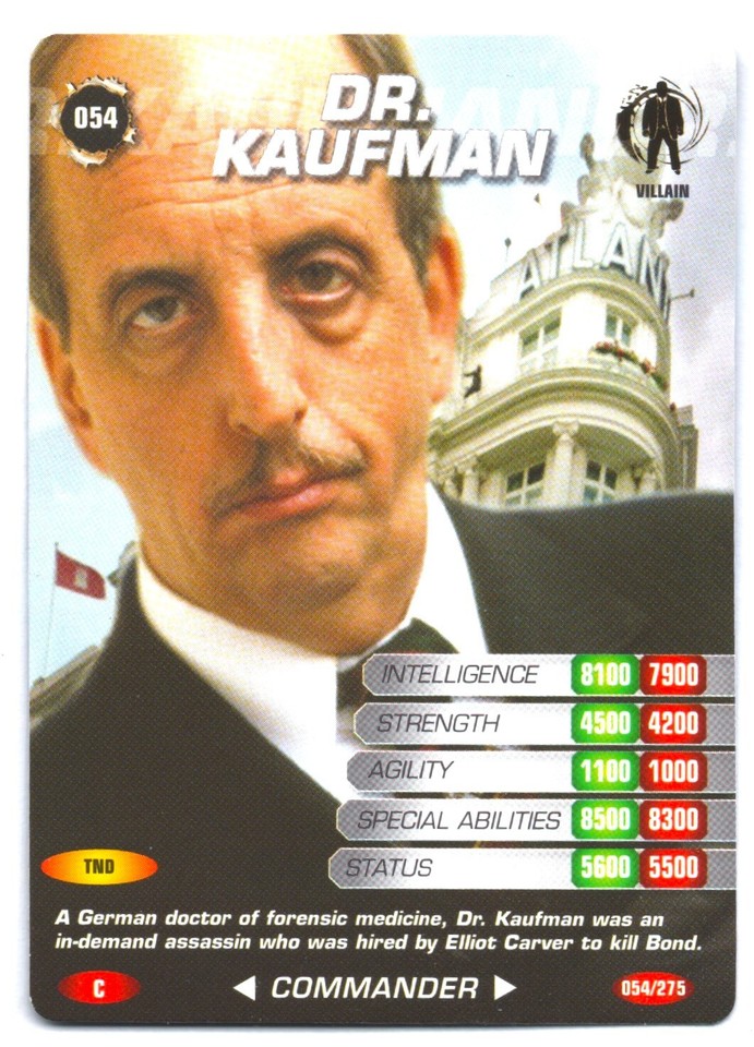 James Bond 007 Spy Cards Trading Cards 2008 Release - Complete Your ...