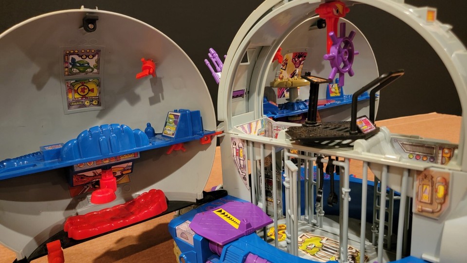 TMNT 1990 Vintage TECHNODROME Teenage Mutant Ninja Turtles Playset ...