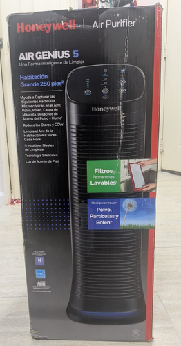 HONEYWELL HFD320 Air Genius 5 Air Purifier For Large Rooms-250 Sq Feet ...