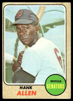 1968 TOPPS HANK ALLEN WASHINGTON SENATORS #426 | eBay