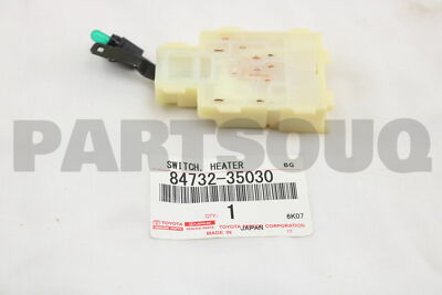 8473235030 Genuine Toyota SWITCH ASSY, HEATER BLOWER 84732-35030 | eBay
