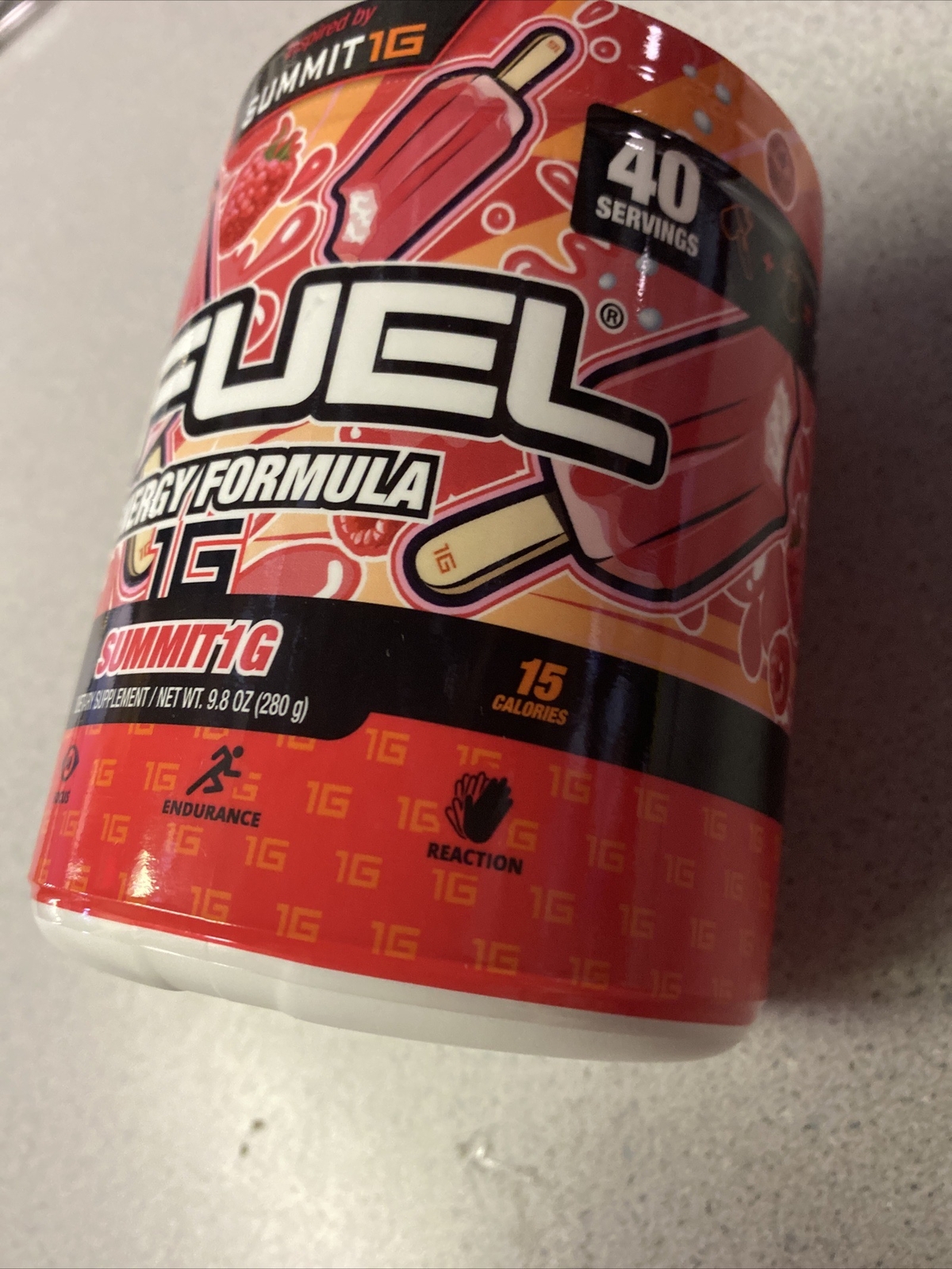 GFUEL SUMMIT 1G ENERGY FORMUL G FUEL 40 SERVINGS GAMMA LABS 9.8OZ ...