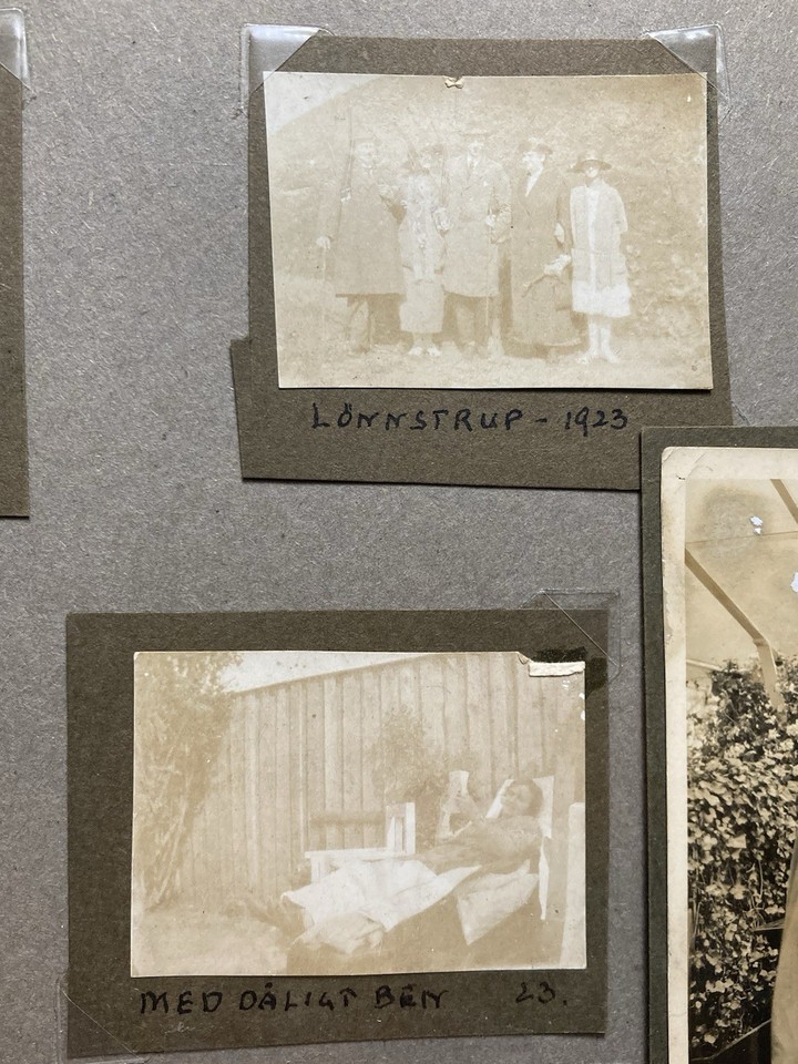 Lot of 26 Antique Photos of DENMARK c1923-1931 Copenhagen, Lonstrup ...