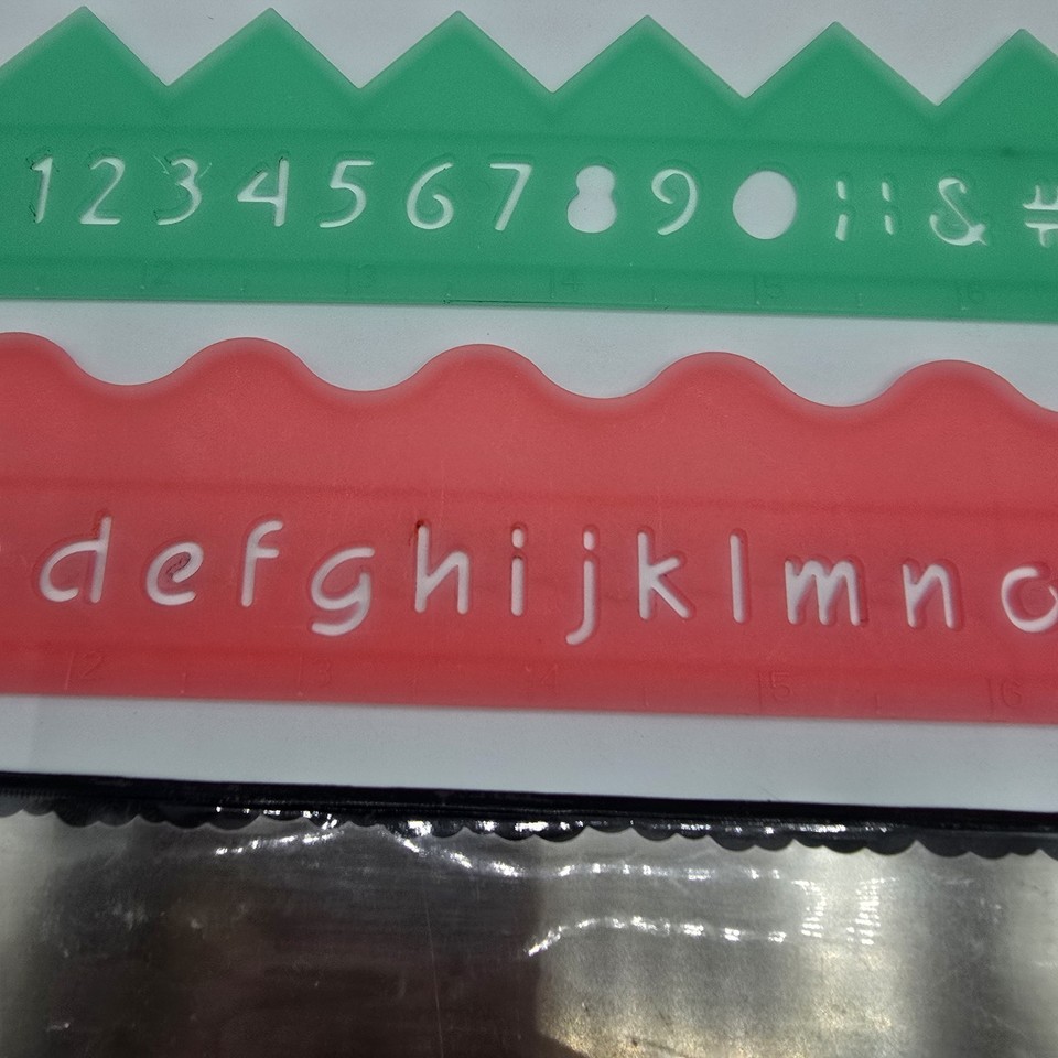 Creative Memories Borderline patterns Letters Rulers Scrapbook Karent ...