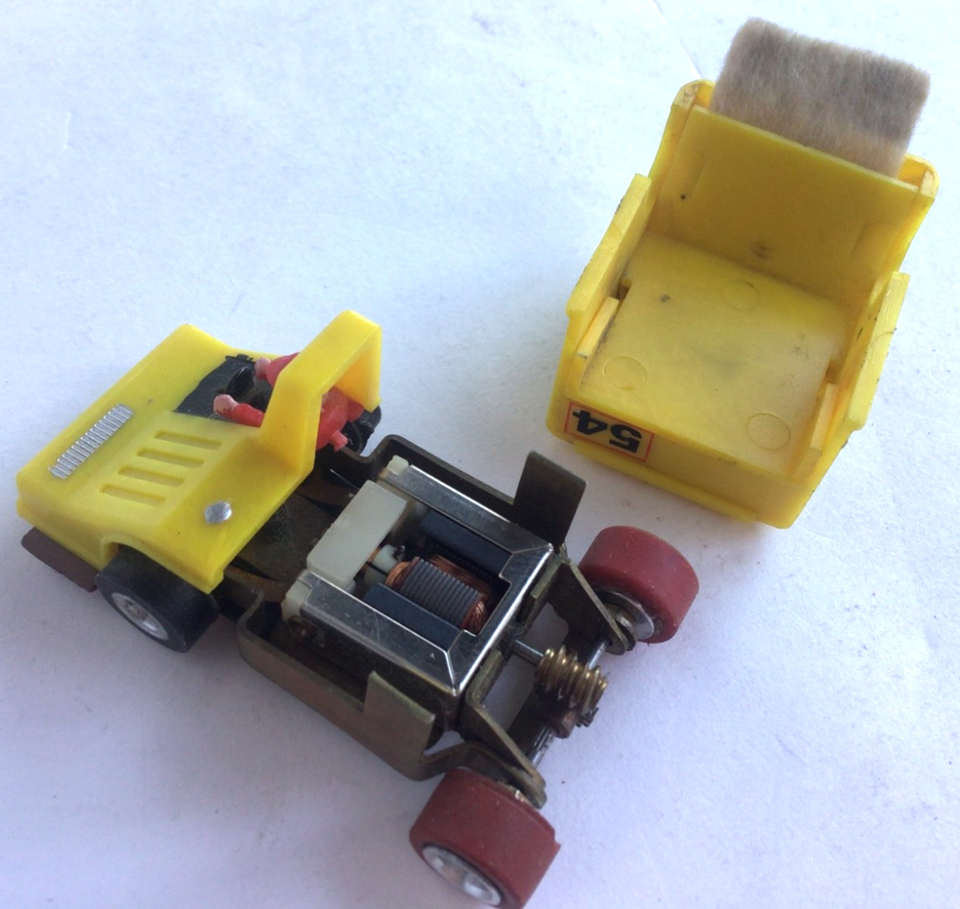 Aj's Twinn K Oscar the Track Cleaner HO Slot Car 1960s Vintage Original ...