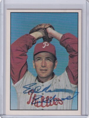 1978 TCMA #165 ED ROEBUCK HAND SIGNED AUTOGRAPH PHILLIES 9233 | eBay