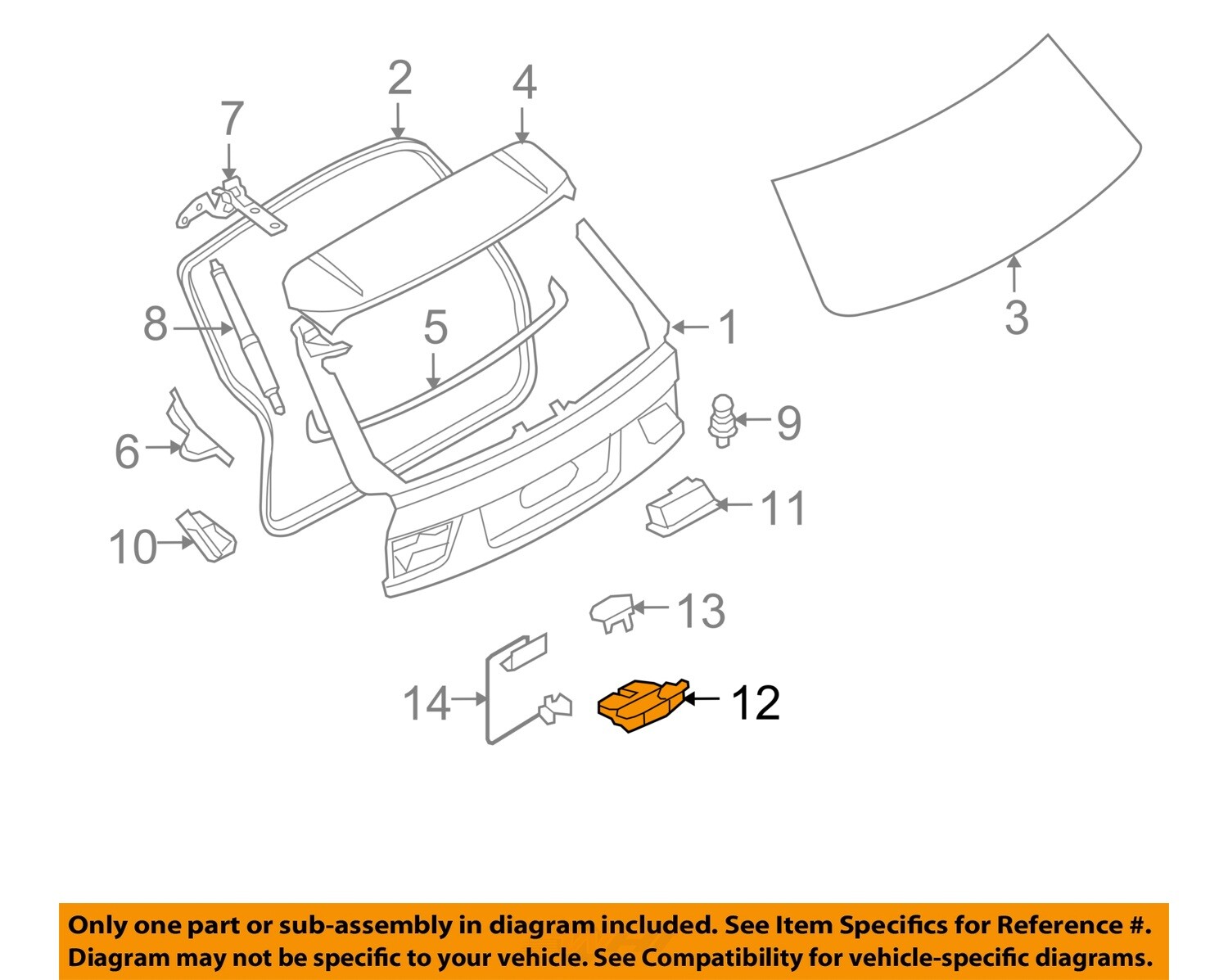Genuine 51247308849 BMW Trunk Lid Lock X5 E70 for sale online | eBay