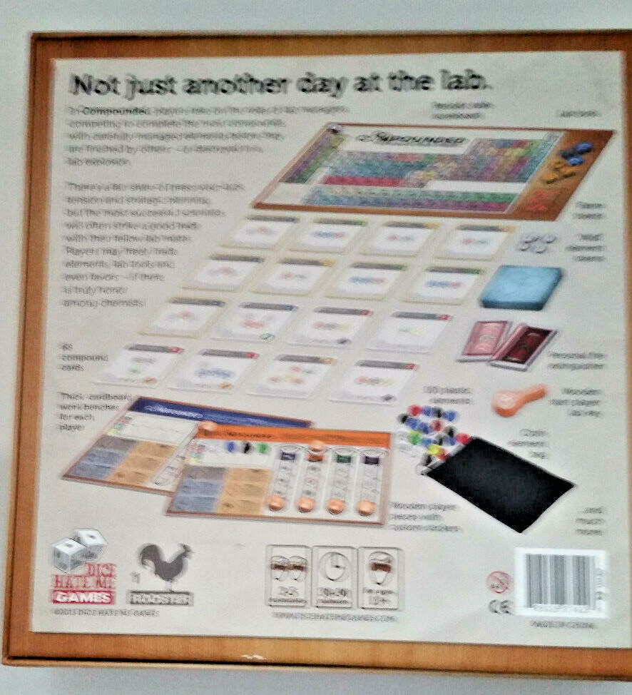 Compounded Board Game-Darrell Louder design-+Geiger Expansion set ...