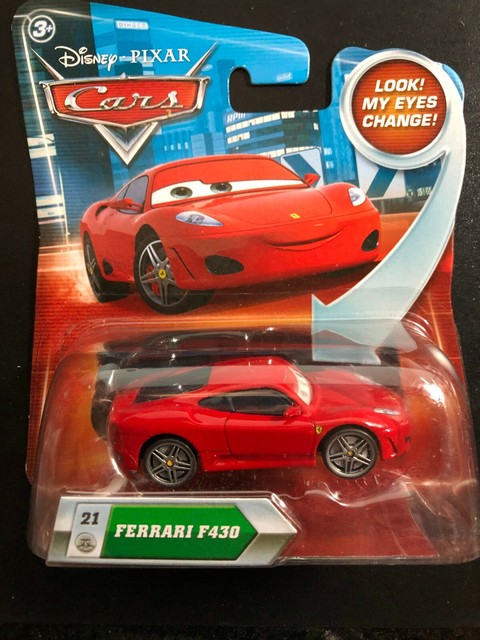 Disney Pixar Cars Ferrari F430 #21 LOOK My Eyes Change Lenticular ...