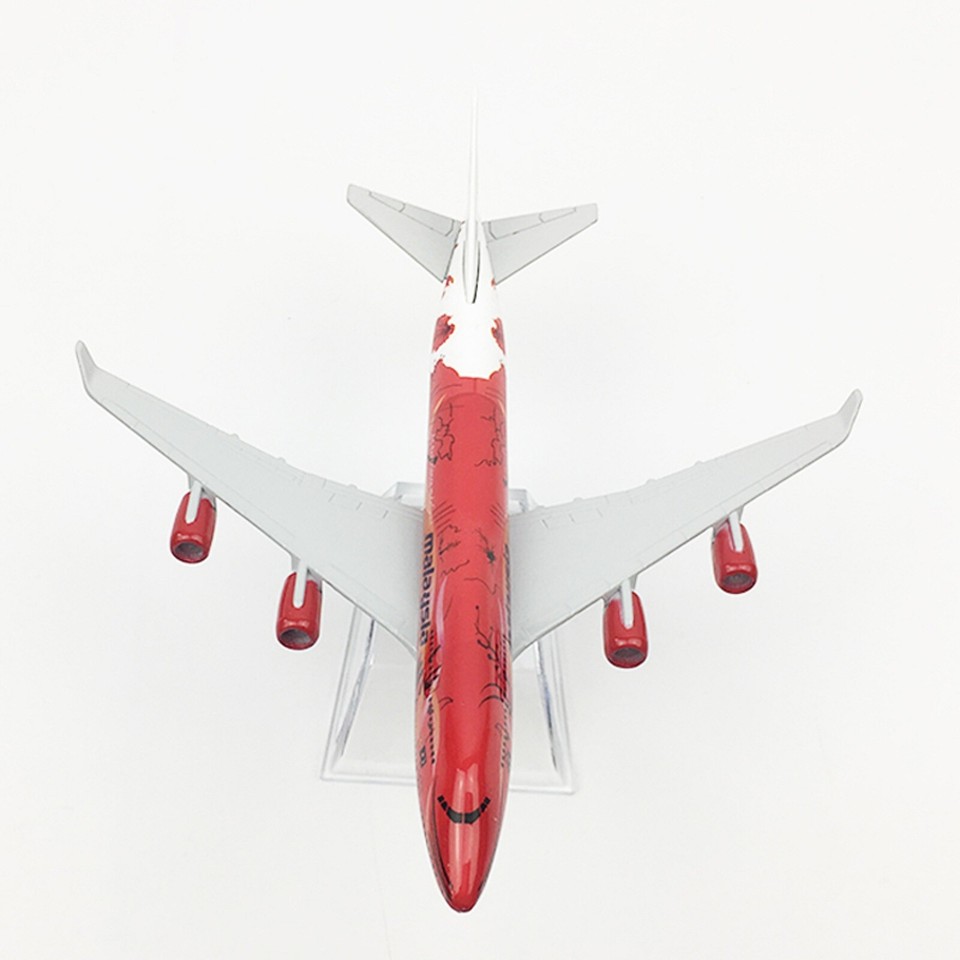 1/400 Aircraft Airbus Malaysia B747 Plane Model Plane Souvenir Static ...