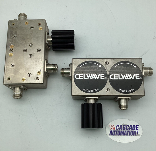 CELWAVE CD670-C ISOLATOR CIRCULATOR UHF ASSEMBLY FREQUENCY (LOT OF 2 ...
