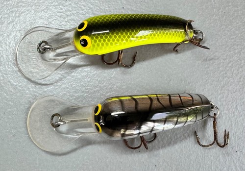 2 vintage Bagley Smoo #2 fishing lures | eBay