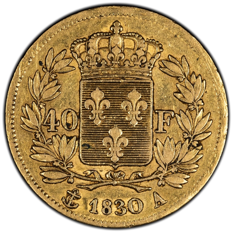 1830 France 40 Francs Gold Coin Charles X | eBay