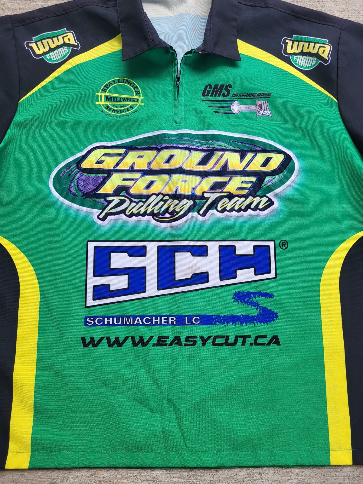 JOHN DEERE PRO STOCK TRACTOR PULL TEAM CREW SHIRT ST … - Gem