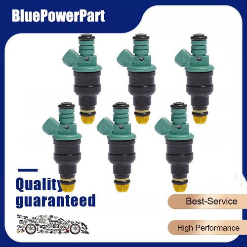 6Pcs FUEL INJECTORS For BMW 323 325 523 525 E36 E34 2.5L 6 CYL INJECTOR ...