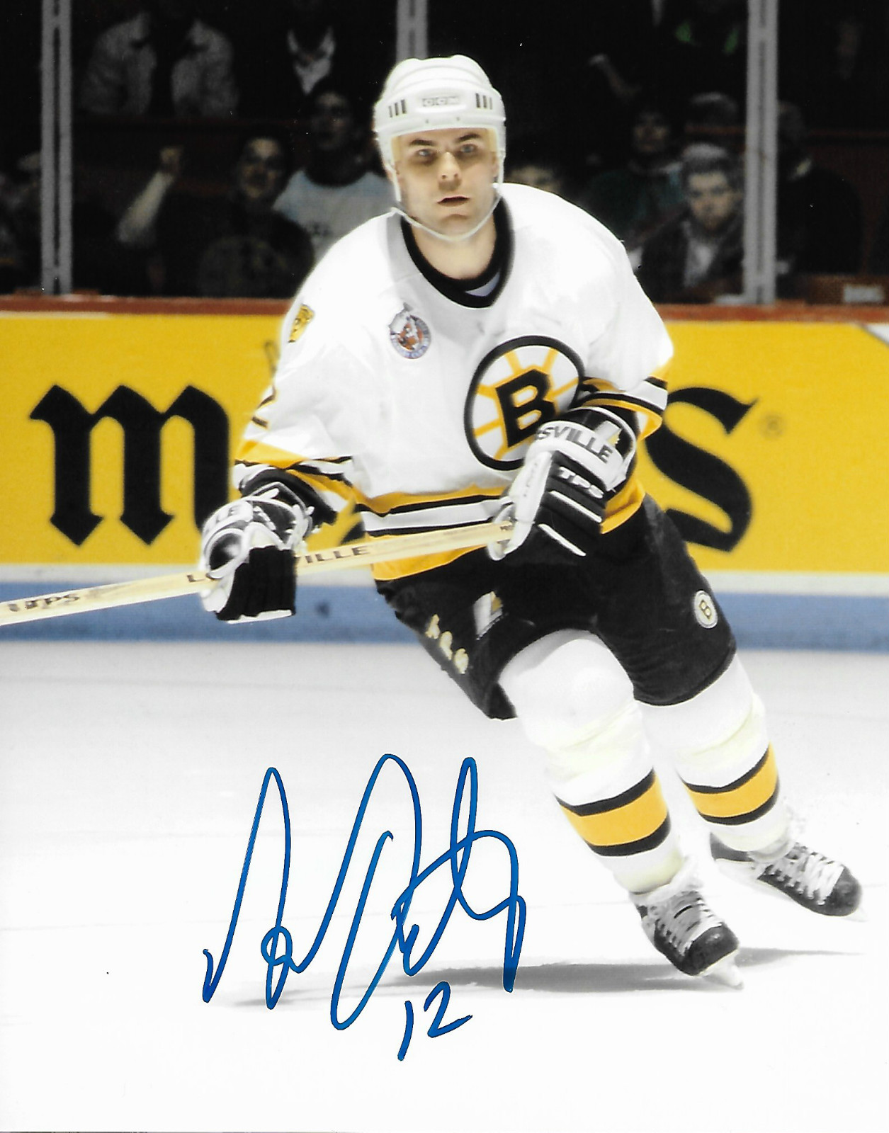 Boston Bruins Adam Oates Signed Autographed 8x10 Photo COA D | eBay