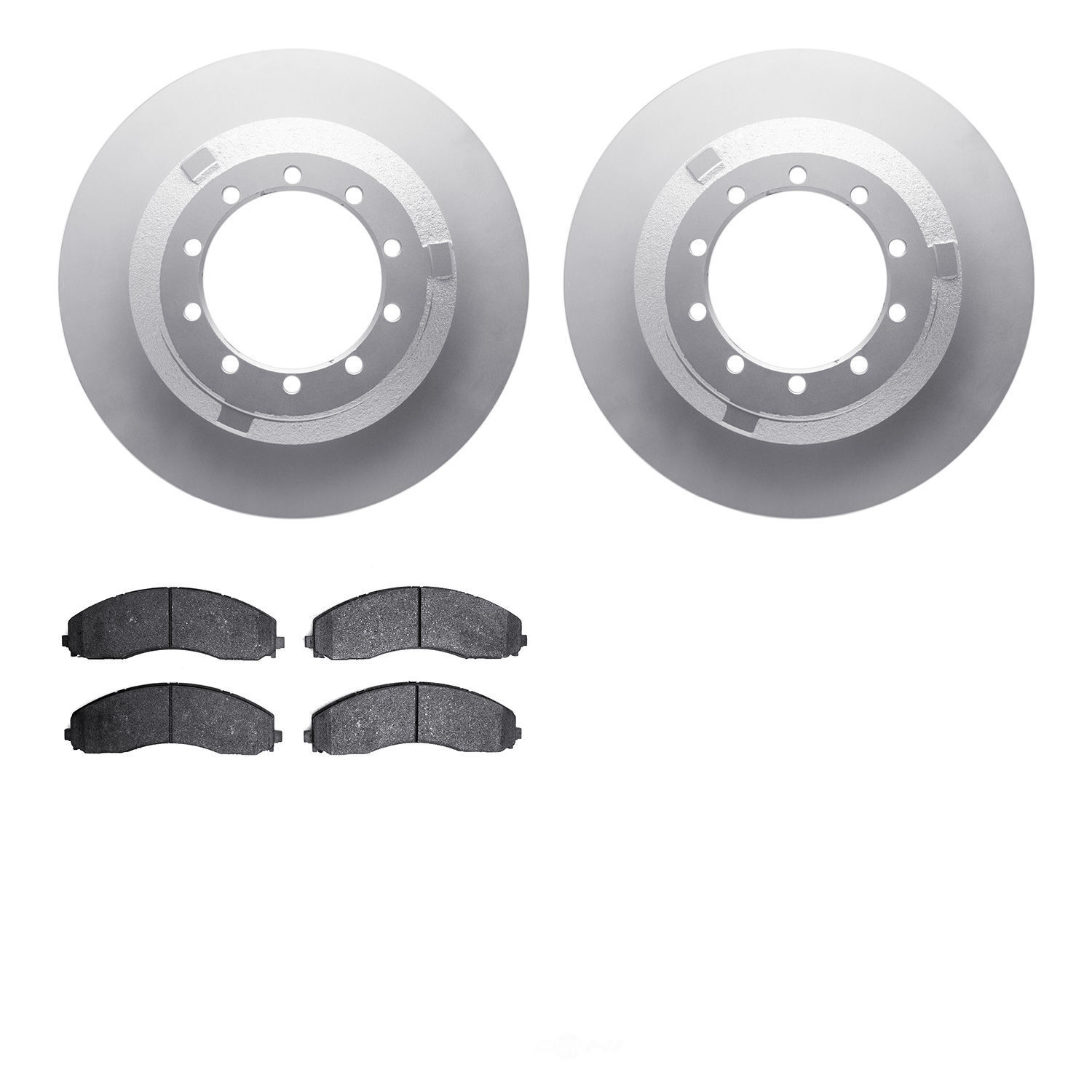 Disc Brake Kit-Geospec Rotors with Ultimate Duty Performance Brake Pads ...