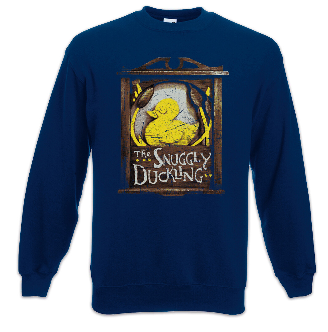 The Snuggly Duckling Sweatshirt Pullover Rapunzel Symbol Sign Logo Pub ...