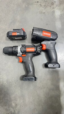 WARRIOR 12V Cordless 3/8 in. Drill/Driver and Flashlight Kit WITHOUT ...