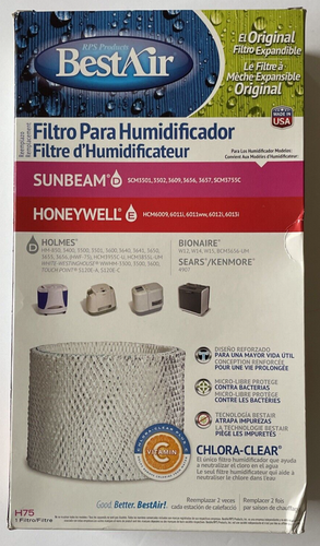 BestAir Humidifier Filter, Model H75, for Holmes, BionAire, Honeywell ...