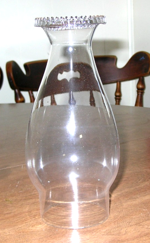 Vintage Clear Glass Oil Lamp Fish Scale Pattern Oil Kerosene Lamp | eBay
