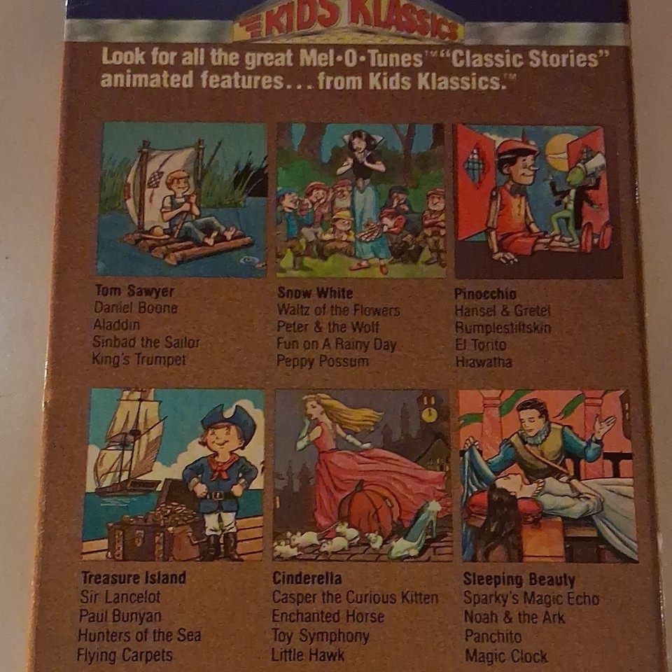 Kids Klassics Mel-O-Toons Classic Stories Vol 5 VHS NTSC Children's ...