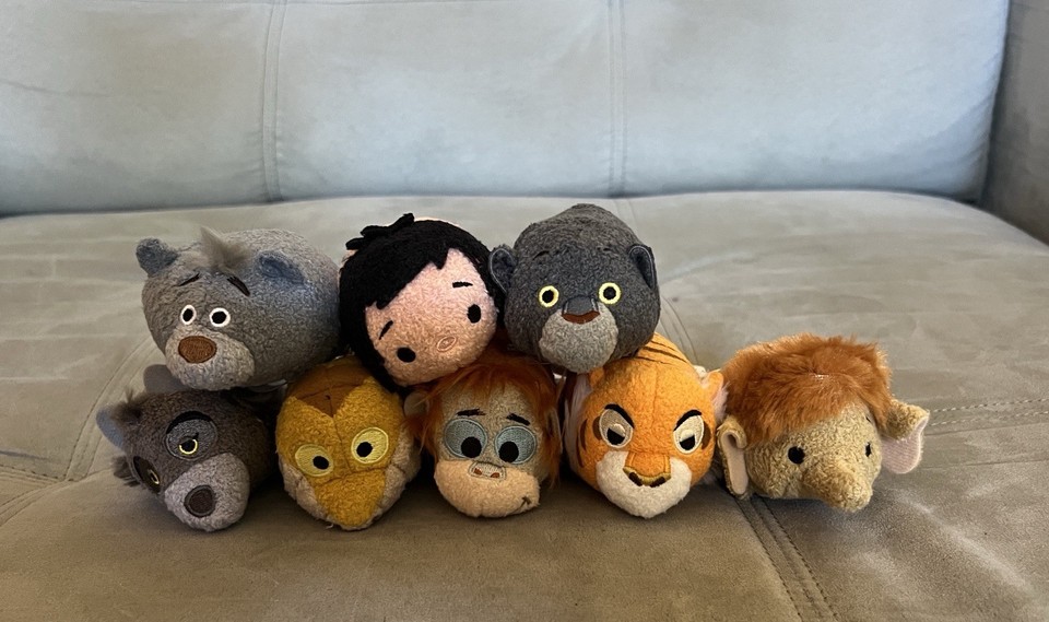 Disney Jungle Book Tsum Tsum 3.5” Plush SET of 8 Authentic With Tags | eBay