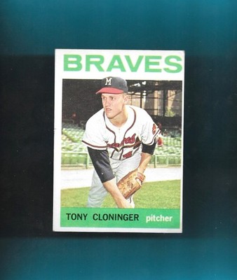 HIGH GRADE! HIGH #! Tony Cloninger-Milwaukee Braves! 1964 Topps # 575 ...
