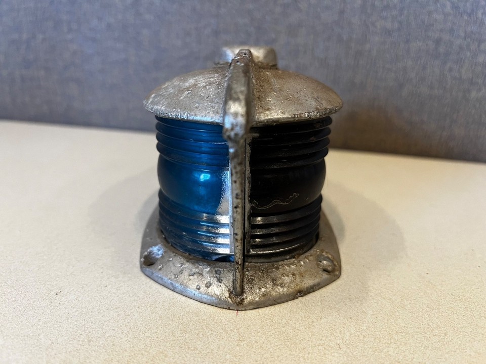 Vintage Perkins Perko Marine Boat Navigation Bow Light Teardrop 1274B ...