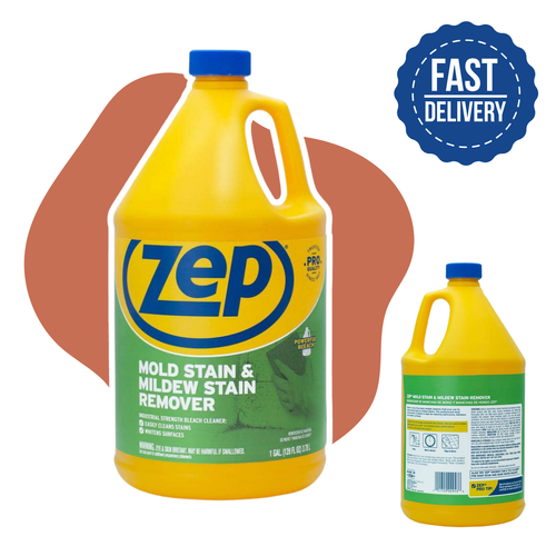 ZEP Mold & Mildew Stain Remover 1 Gal. (2-Packs) - Bleach Based ...