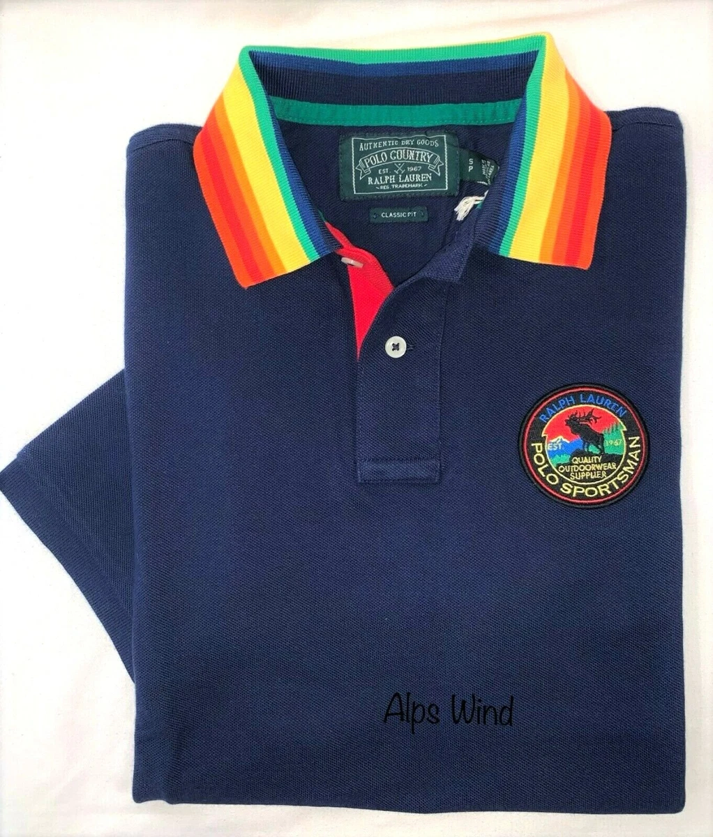 buying cheap Vintage Polo Ralph Lauren Rugby Shirt Country Sportsman Striped