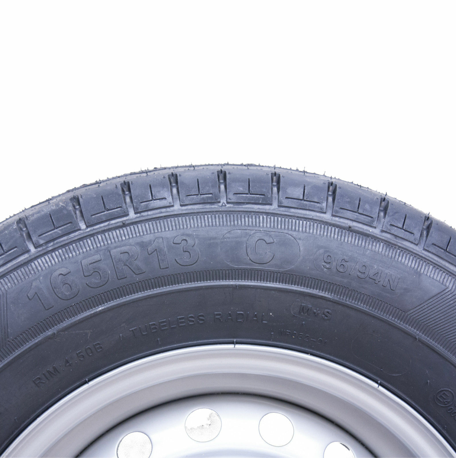 165R13C trailer wheel and tyre, 5 stud, 112mm PCD - Wanda WR082 Tire ...